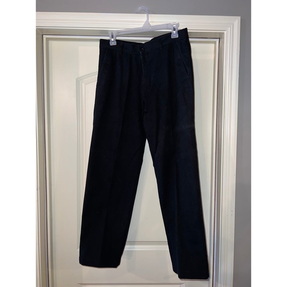 George | Pants | George Mens Black Kahki Pants Size 3x30 | Poshmark
